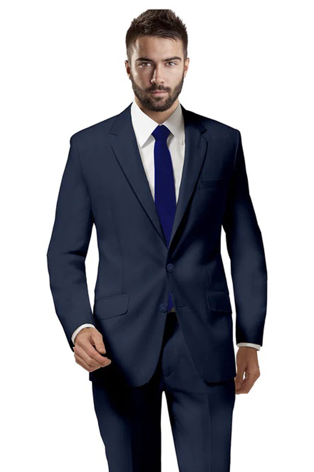 Buy Cobalt Blue Stripe Suit | Custom-Tailored Suits for Men - My Suit ...