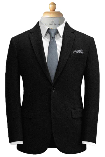 Black Suits for Men | Custom Black Suits & Tailored 3 Piece Wedding ...