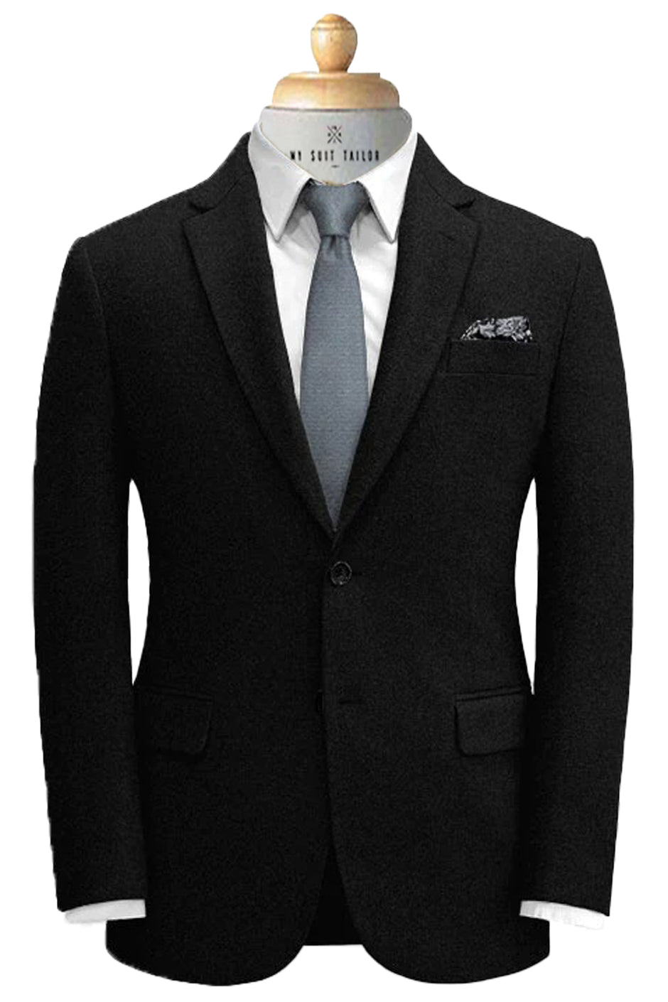 Black Suits for Men | Custom Black Suits & Tailored 3 Piece Wedding ...